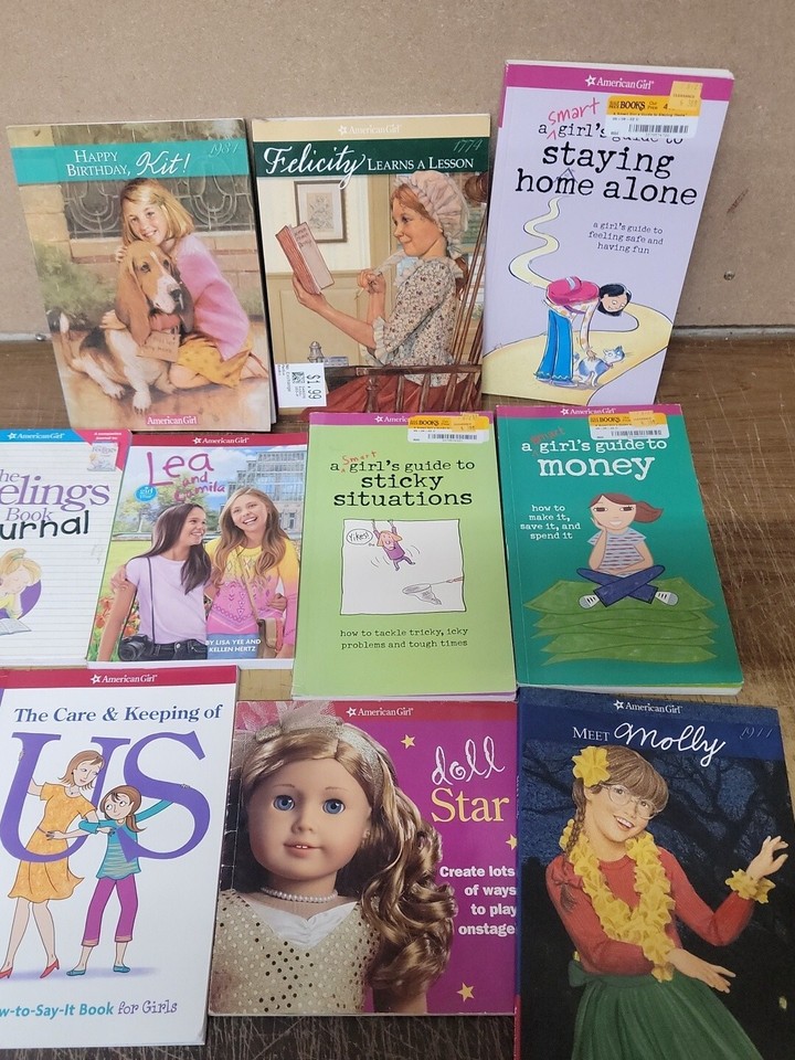 Lot of 10 American Girl Library Doll Collection History Child KIDs ...