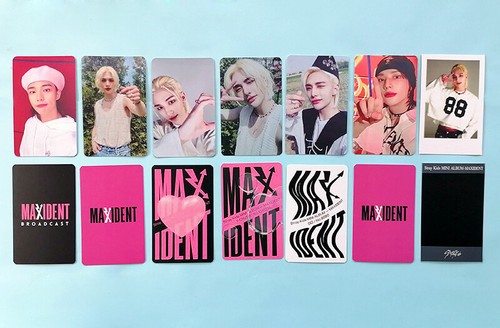 Stray Kids Kpop Member MAXIDENT Double-sided Self Made Cards Photocard ...