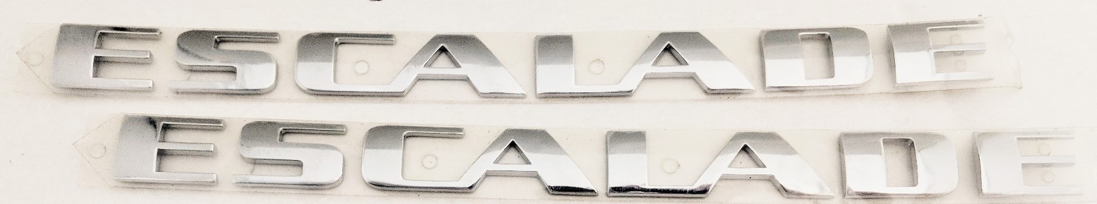 SET OF 2! Cadillac "ESCALADE" EMBLEMS 2002 TO 2014 CHROME! | eBay