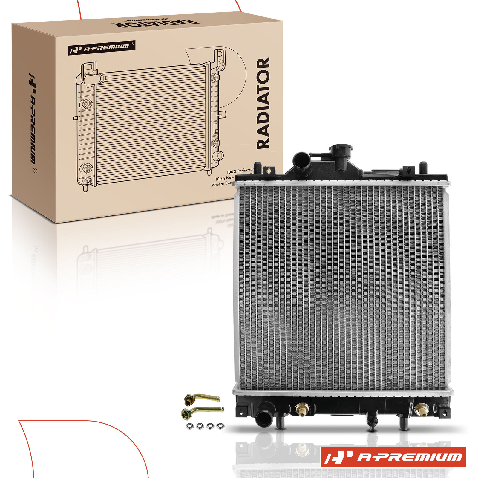 Radiator for Chevrolet Metro 98-01 Pontiac Firefly 95-00 Suzuki Swift ...