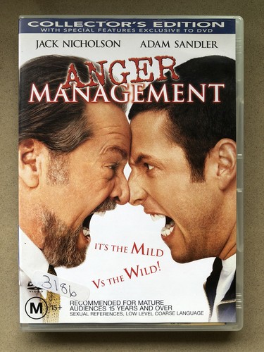 Anger Management (DVD 2003) Region 4 Comedy, Jack Nicholson, Adam ...