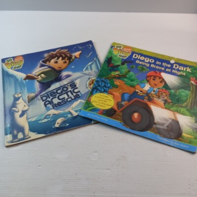 Go Diego Go - Diegos arctic rescue book & Diego in the Dark Being Brave ...