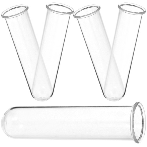 5 Pcs Test Tube Vase Single Stem Flower Water Pot Office Tubes Glass | eBay