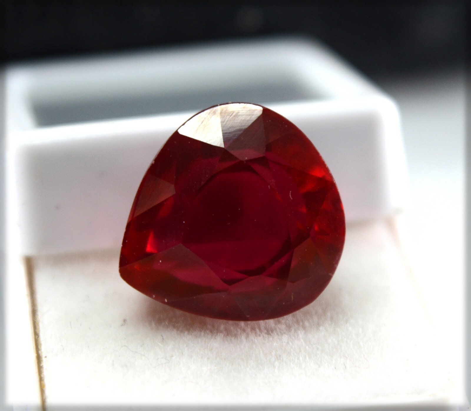 22.05 Ct Natural Rare & Certified Burma Ruby VVS AA Cut Loose Gemstone ...