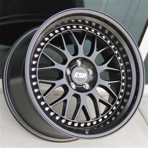 Set(4) 18x9.5 5X100 ESR Wheels Scion TC XD Toyota Matrix Subaru Impreza ...