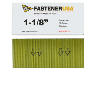 1-1/8" MICRO PIN NAILS 23GA GALV 5,000ct | MP23-118 | eBay