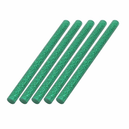 5 Pcs 100mmx7mm Shinning Green Hot Melt Glue Adhesive Stick for Heating ...