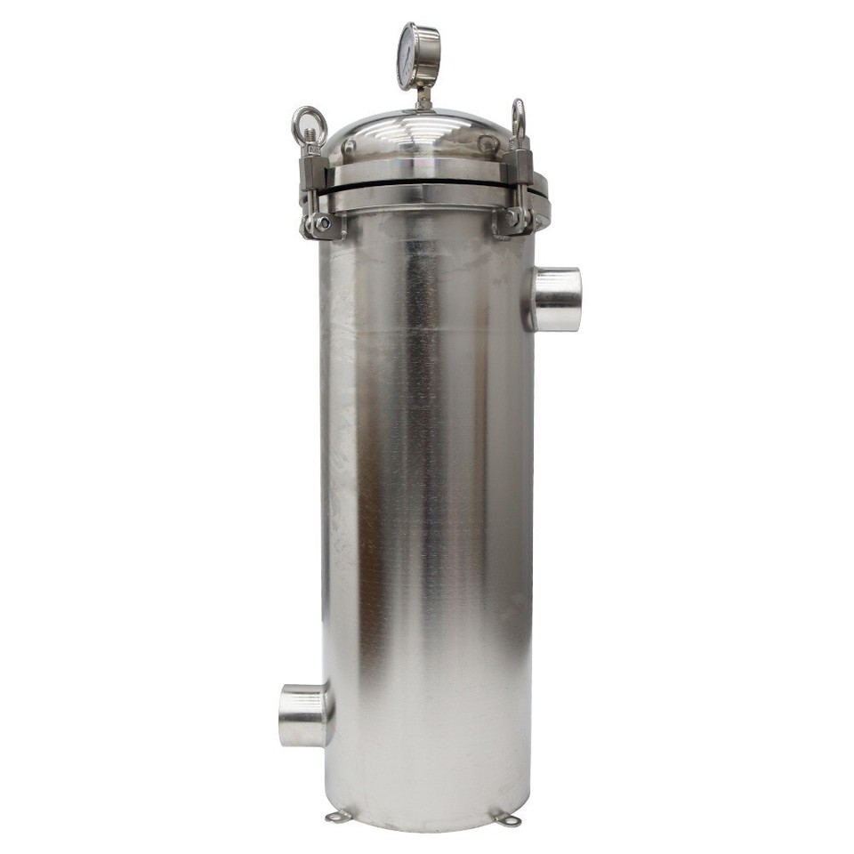 2" NPT Filter Housing with Bag Stainless Steel Sewage Filtration System ...