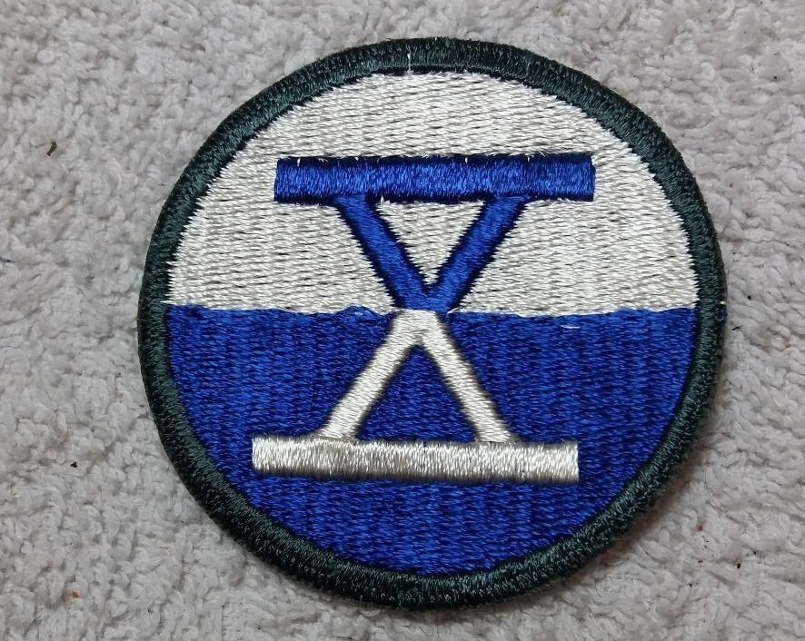 WW2 US 10th Army Corps SSI Patch Auth. No Glow NOS | eBay