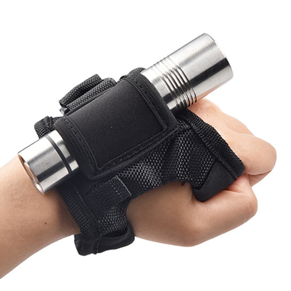 Hand Free Flashlight Holder/ Adjustable/Wrist Strap Torch Light Rack ...