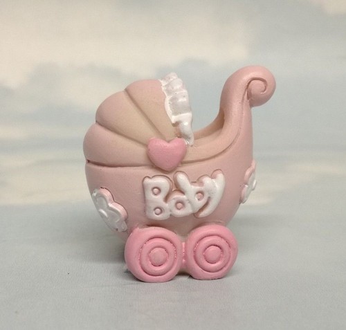 Baby Prams Pram Gender Reveal Shower Cake Topper Pink Blue Girl Boy ...