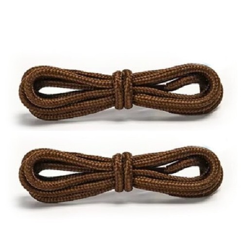 Brown Heavy Duty Thick Replacement Round Rope Boot Sneakers Shoe Laces ...