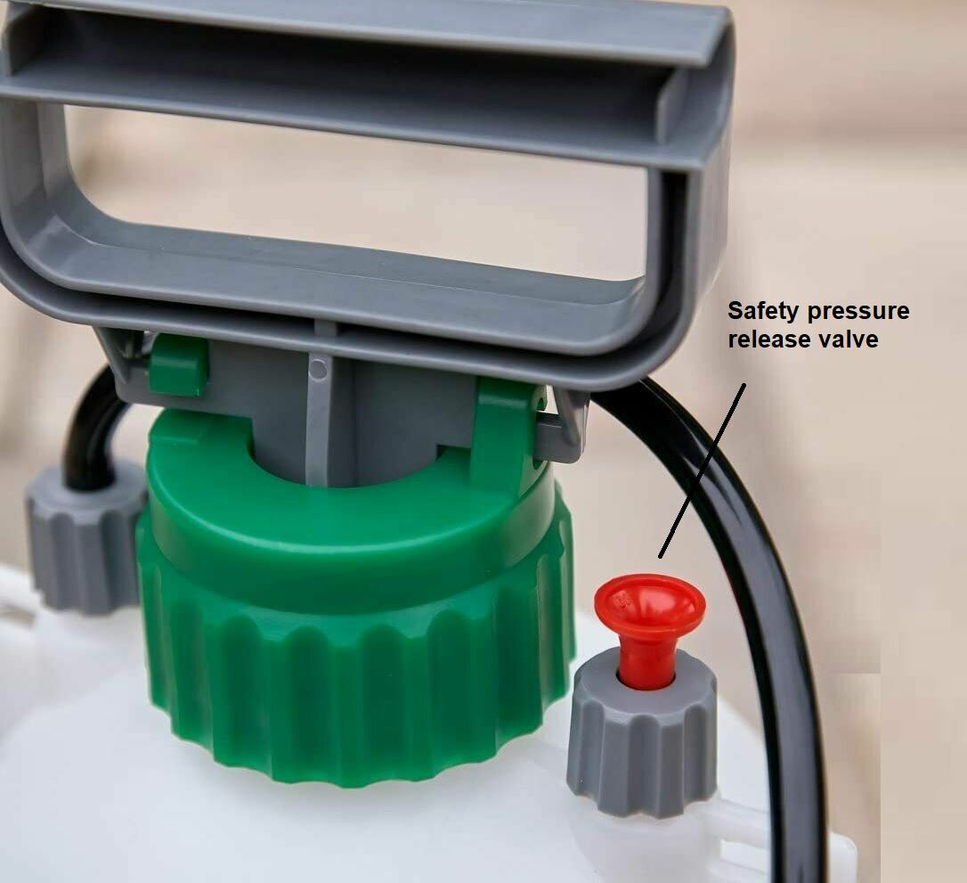 5L Garden Pressure Sprayer – Portable Hand Pump Chemical Weed Spray ...