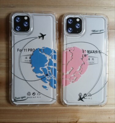 Long-distance Lovers Personalization Couple Phone Case iPhone (6.5) 11 ...