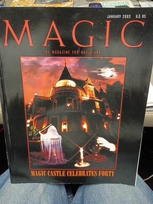 Magic Castle Celebrates Forty Magic Magazine Issue January 2003 #3 | eBay