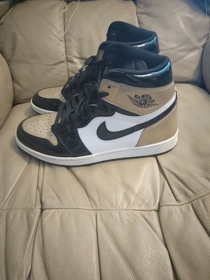 Nike Air Jordan 1 Retro High OG NRG Patent Gold Toe SIZE 12 861428-007 ...
