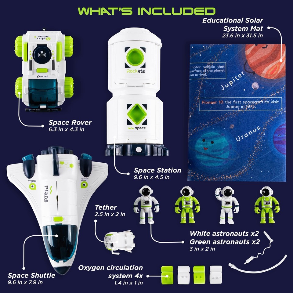 Space Toys for Kids 3 4 5 6 7 8, Space Shuttle with Rocket Ship Toys | eBay