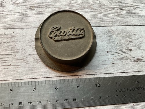 ORIGINAL ANTIQUE CURTISS AVIATION BRASS AIRPLANE HUBCAP | eBay