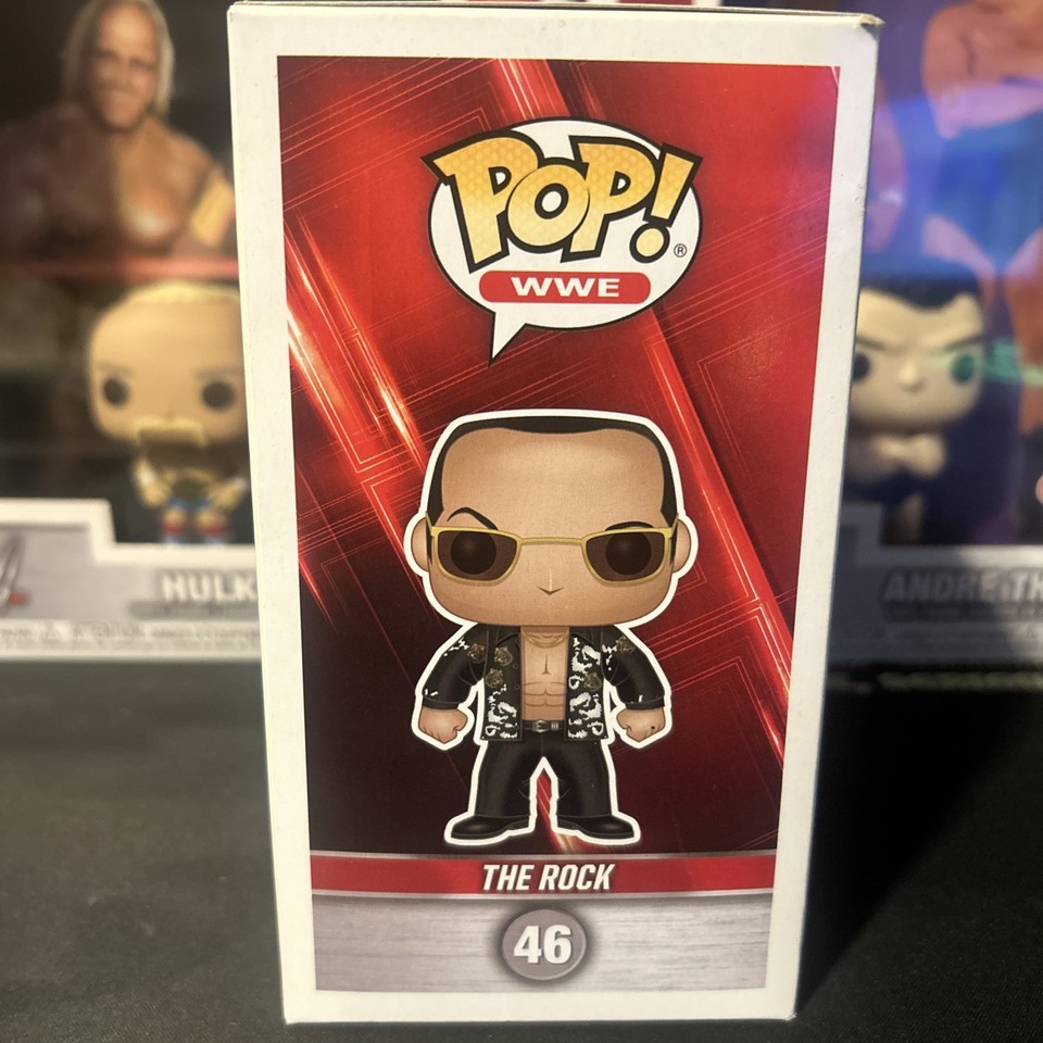 Funko Pop! The Rock WWE #46 Vinyl Figure Dwayne The Rock Johnson ...
