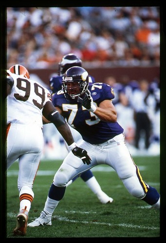 TODD STEUSSIE MINNESOTA VIKINGS BUCS ST LOUIS RAMS PANTHERS ORIGINAL ...
