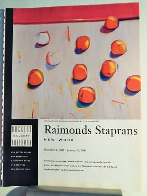 RAIMONDS STAPRANS ART PIECE VTG ORIG 2003 ADVERTISEMENT | eBay