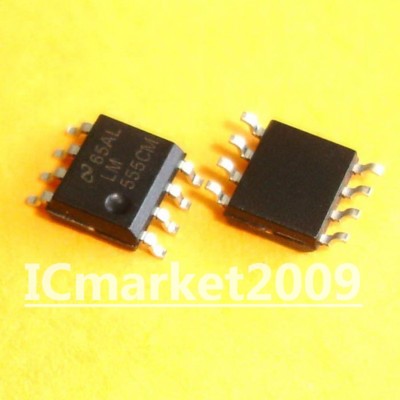 10 PCS LM555CM SOP-8 LM555 LM 555CM Highly Stable 555 Single Timer Chip ...