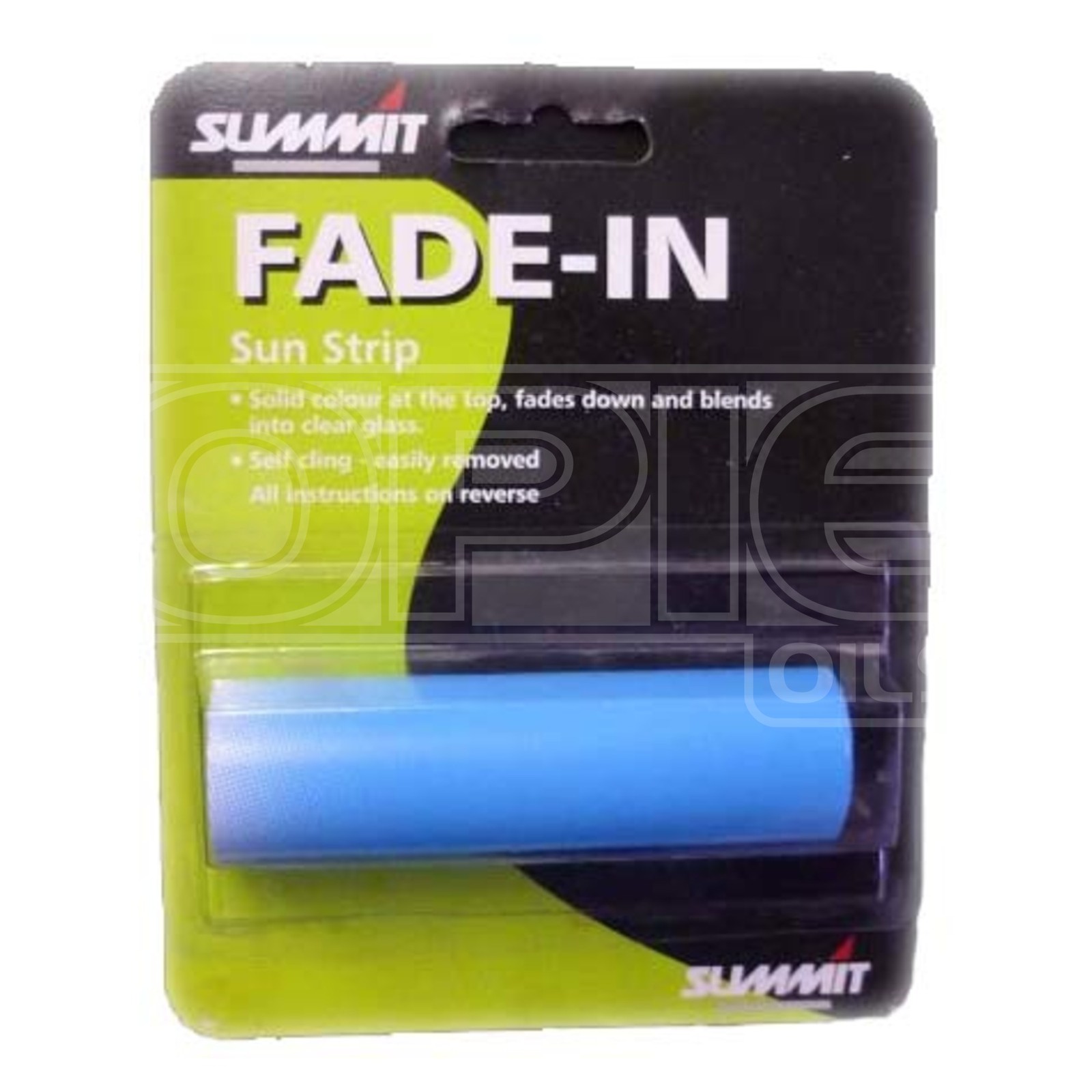 Windscreen Fade-In Strip/Visor - Blue | eBay