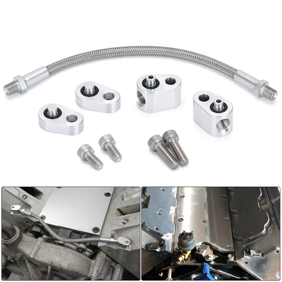 LS Cylinder Head Coolant Steam Port LS1 Coolant Crossover Kit Steel ...