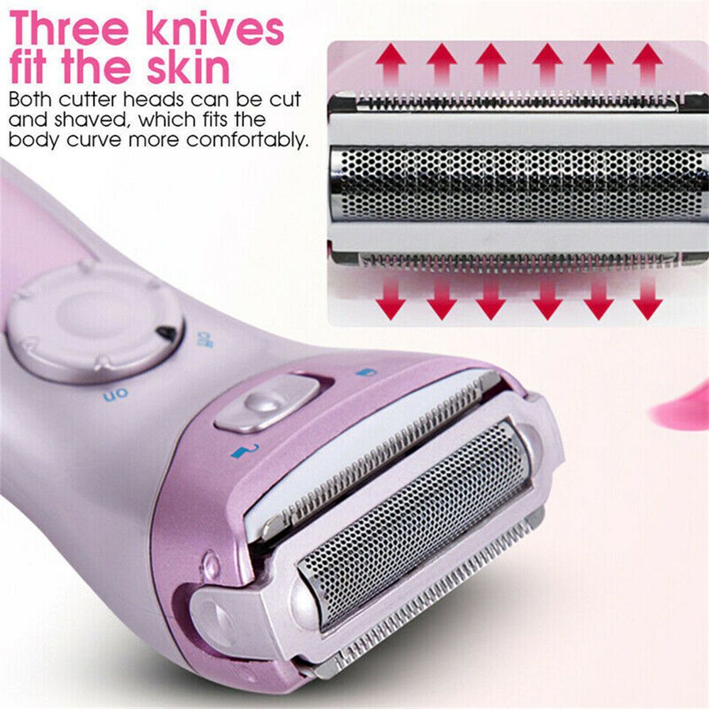 Trimmer Razor Electric Shaver Lady Women Leg Wet Dry Bikini Removal ...