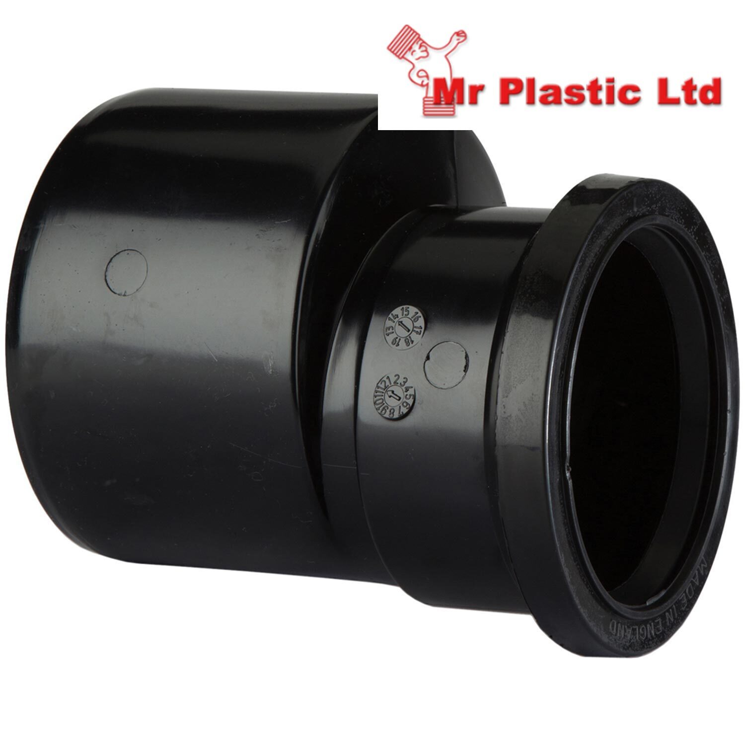 Polypipe 110mm Push Fit, Ring Seal Soil and Vent Pipe Fittings in Black ...