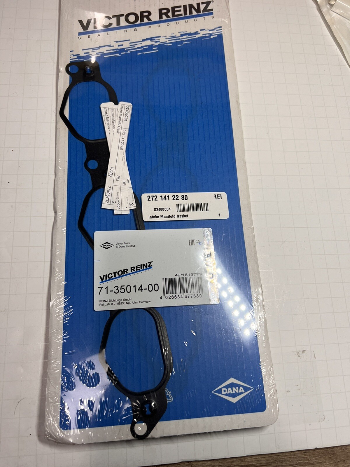 Victor Reinz Engine Intake Manifold Gasket for Mercedes-Benz 71-35014 ...