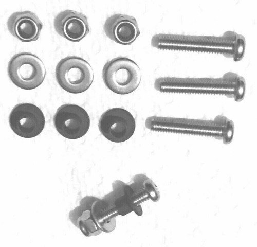 GARMIN GPS Cradle Bracket MOUNT Bolts, Nuts ,Top Hat Flange/Spacer ...