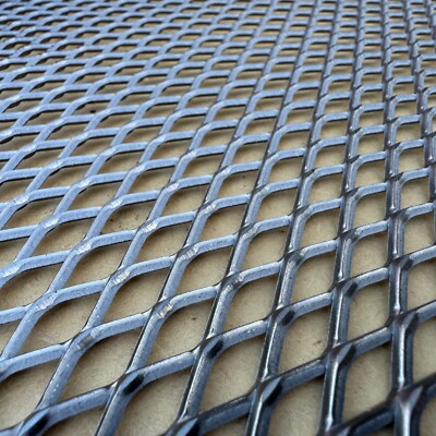 Expanded Metal. 20mm x 8mm - RAISED MILD STEEL - 600mm x 600mm | eBay UK