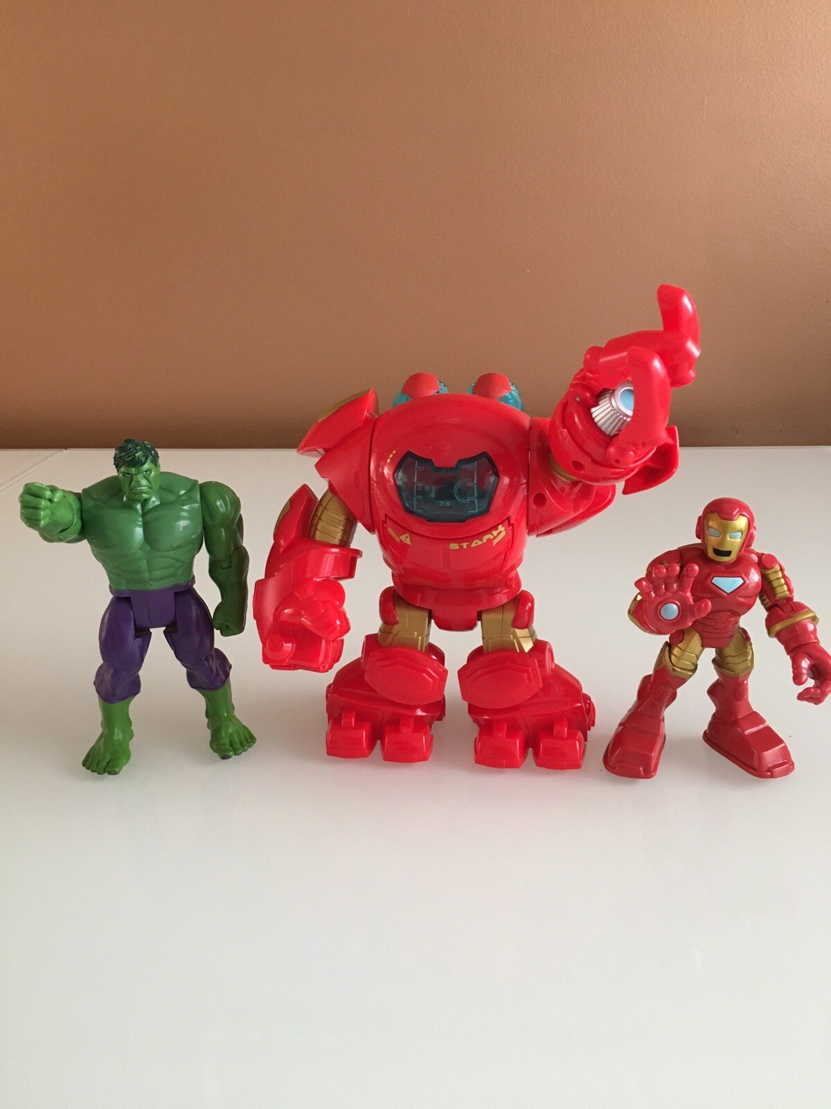 Imaginext / Playskool Marvel Hulkbuster Plus Hulk Plus Ironman ...