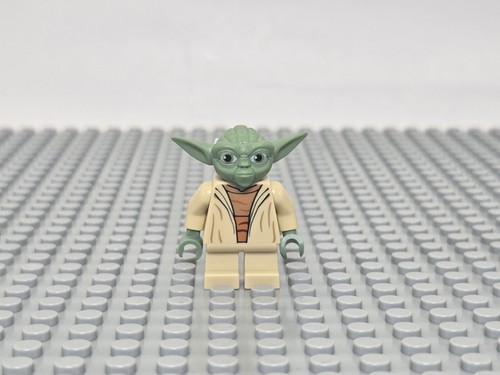 LEGO Star Wars Yoda Clone Wars Gray Hair Torso Back Printing sw0446a | eBay