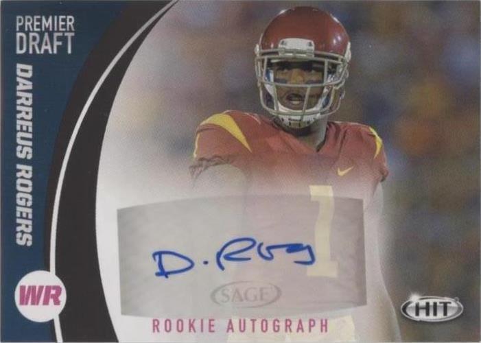 2017 Sage Hit - Autographs Darreus Rogers #A27 (AU, RC) for sale online ...