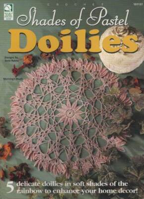 CROCHET SHADES OF PASTEL DOILIES BEAUTIFUL DESIGNS!!! | eBay