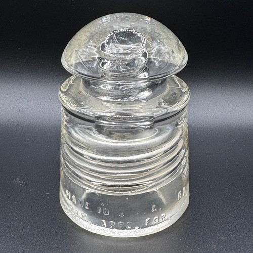 Pyrex Glass Electric Insulator (Lot of 3) Beautiful Clear Vintage ...