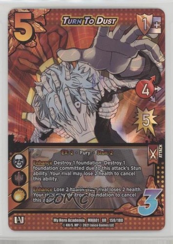 2021 UniVersus: My Hero Academia - Set 1 Turn to Dust (UR) #MHA01-159 ...