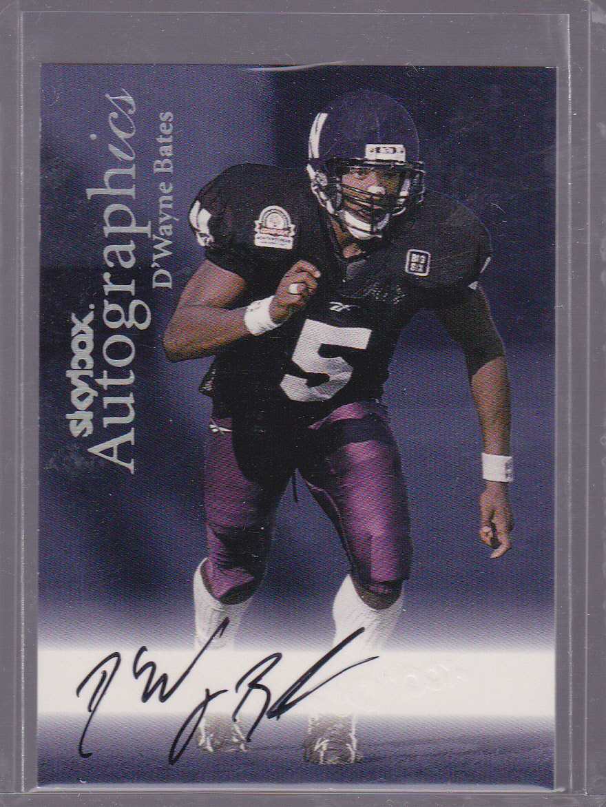 1999 SkyBox Premium Autographics #6 D'Wayne Bates Dwayne Auto | eBay
