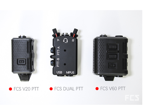 FCS MPU5 Standard Single/Dual Channel Functional PTT for AMP/COMTAC3 ...