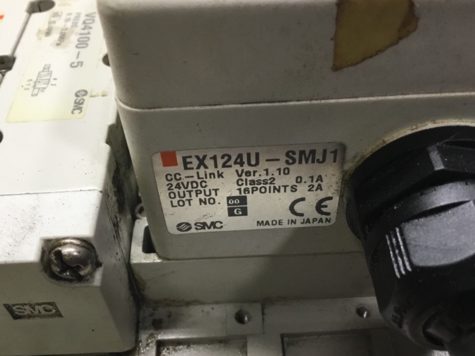 SMC CC-LINK EX124U-SMJ1 / VQ4100-5 Solenoid Valve #15A79PR2 | eBay