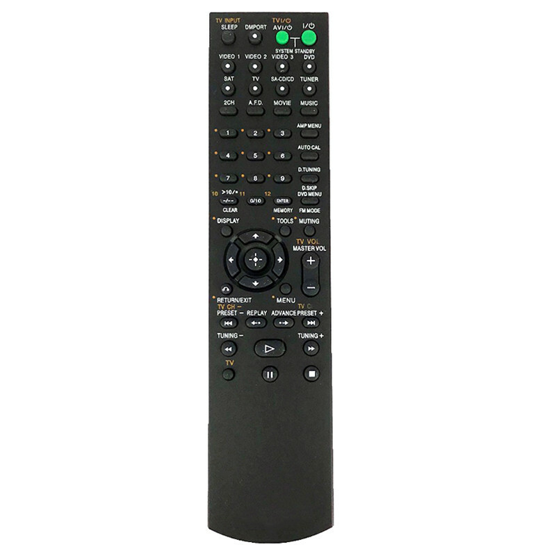 Remote Control Replacement For Sony DAV-DZ300 DAV-DZ500F DAV-DZ700FW AV ...