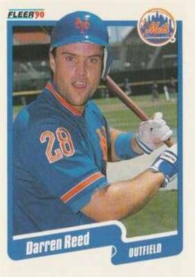 Darren Reed 1990 Fleer Update #U-39 RC Mets ID:18284 | eBay
