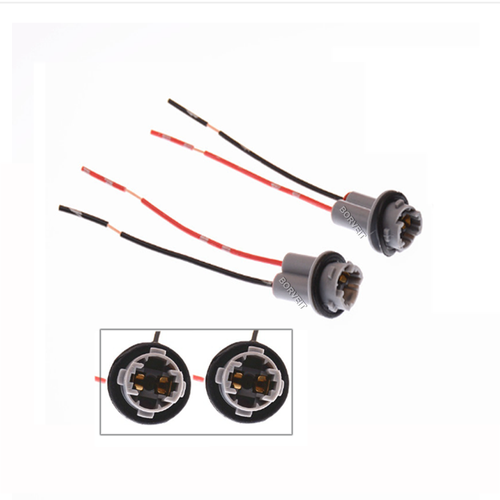 Universal Pigtail Wire Female Socket 168 T10 PGL License Plate Tag ...