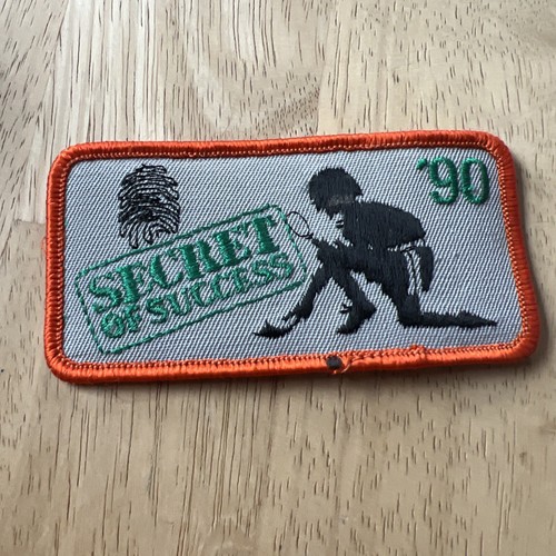 Vintage 1990 GSA Girl Scouts of America secret of success patch | eBay