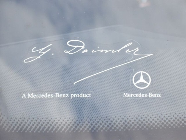 Mercedes Windshield Glass Decal Sticker Signature Signed By Daimler ...