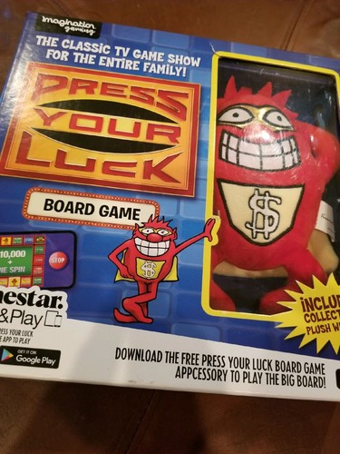 Press Your Luck imagination gaming whammies card board game COMPLETE ...