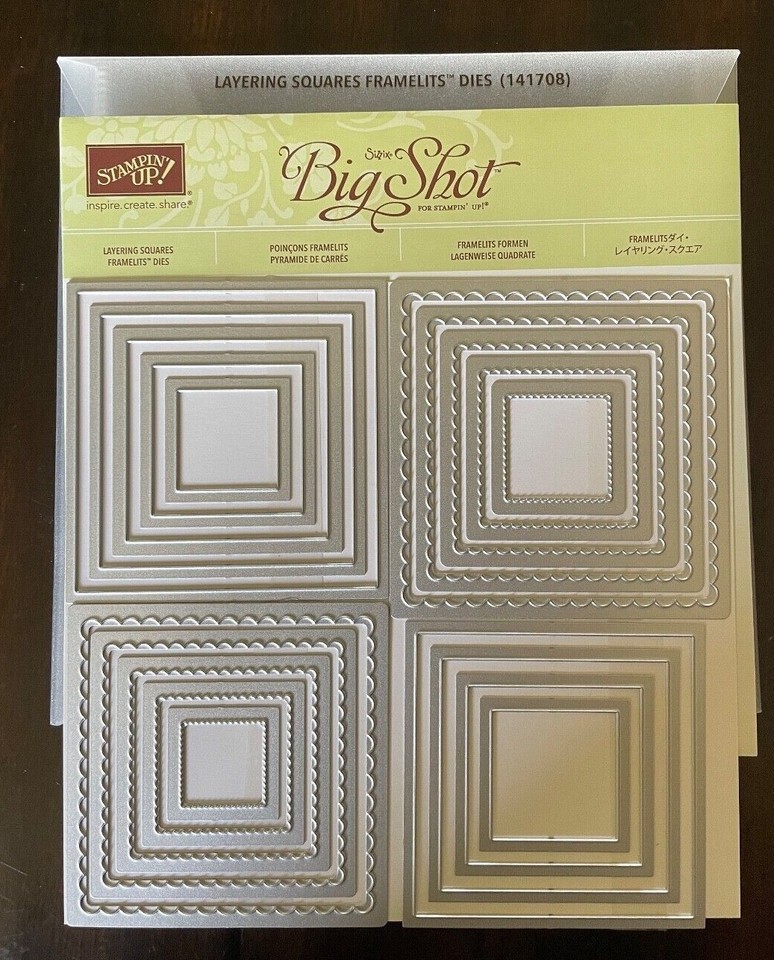 New Added! Stampin Up Thinlits, Edgelits, Framelits dies LOT, You choose Retired | eBay