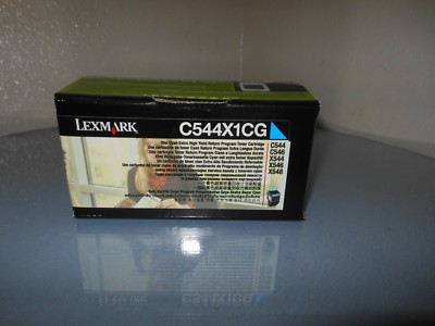 Lexmark C544, C546, X544 X546 X548 Cyan Extra High Yield Cartridge New ...
